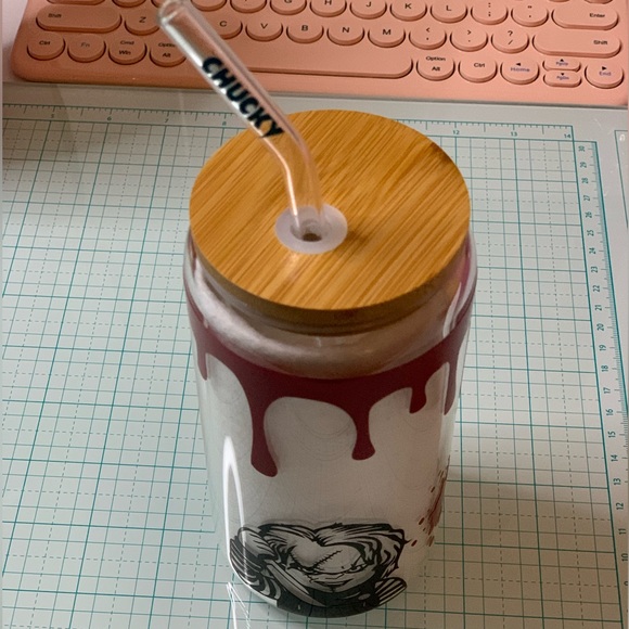Other | Chucky Inspired Custom Glass Cup | Poshmark
